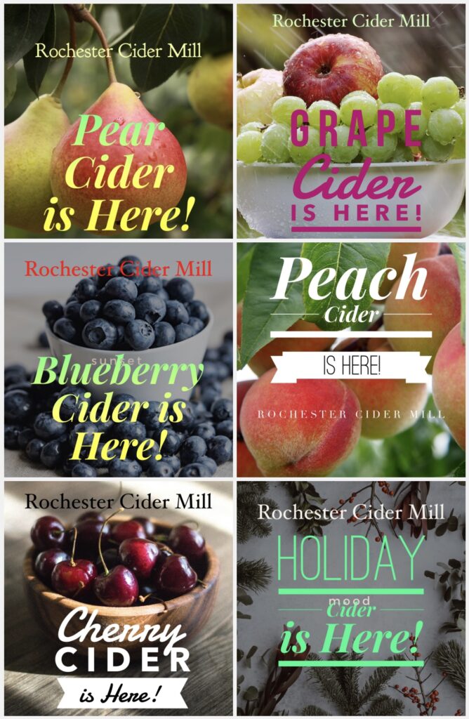 Products - Rochester Cider Mill